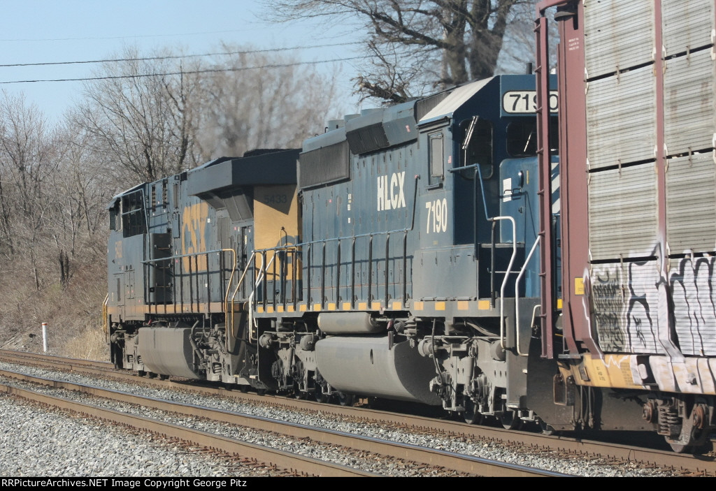 HLCX 7190 and CSX 5433